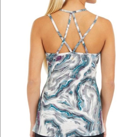 GAIAM | Tops | New Gaiam Lana Bra Tank Hudson Print | Poshmark